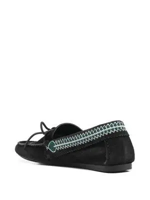 Isabel Marant Étoile Embroidered Suede Loafers