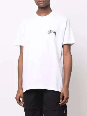 StÜssy Dice Logo-print T-shirt - White