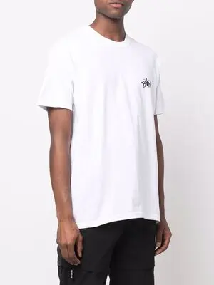 StÜssy Dice Logo-print T-shirt - White