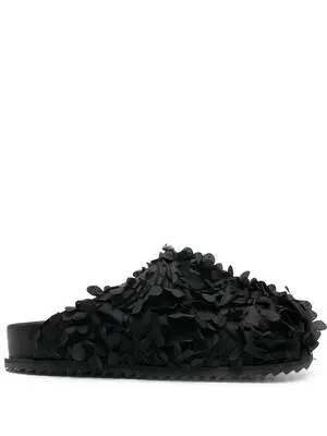 YUME YUME Petal Textured Sliders - Black