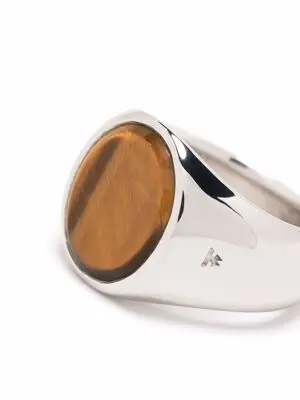 Tom Wood Oval Tiger Eye Ring