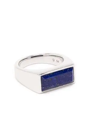 Tom Wood Peaky Lapis Lazuli Ring - Silver