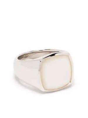 Tom Wood Square Cushion Ring - Silver