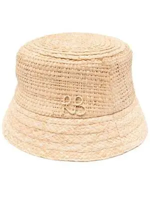 Ruslan Baginskiy Woven Jute Bucket Hat