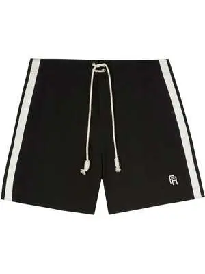 Palm Angels Monogram-print Swimming Shorts - Black