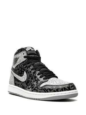 JORDAN Air 1 High Rebellionaire Sneakers - Black