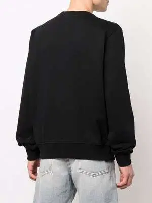DIESEL® Watercolour-print Crew Neck Sweatshirt