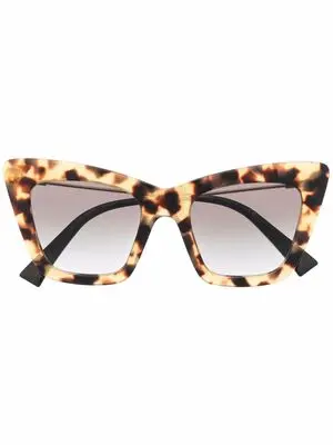 Miu Miu Cat-eye Frame Gradient Sunglasses - Neutrals