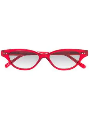 Linda Farrow Cat Eye Sunglasses - Red
