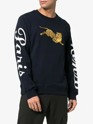Kenzo Jumping Tiger Embroidered Sweatshirt