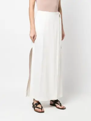 Alberta Ferretti High-waisted Wrap Skirt