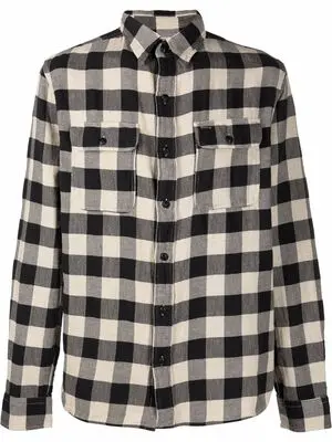 Ralph Lauren Checked Long-sleeved Shirt - Black