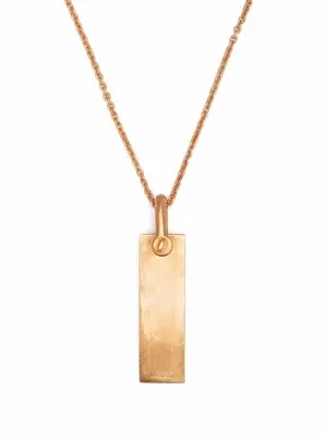 PARTS OF FOUR Plate Pendant Necklace - Pink