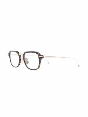 Thom Browne Tortoiseshell Square Frame Glasses