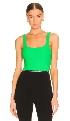 Alexander Wang Bodysuit In Green