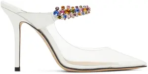 JIMMY CHOO Jimmy Choo Transparent Bing 100 Heels - Clear