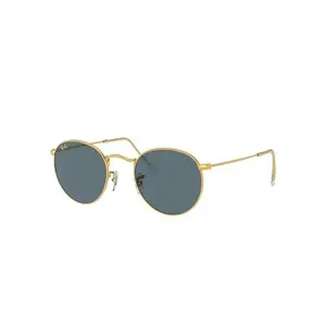 Ray-ban Ray-Ban Round Metal Polarized+ Sunglasses Shiny Gold