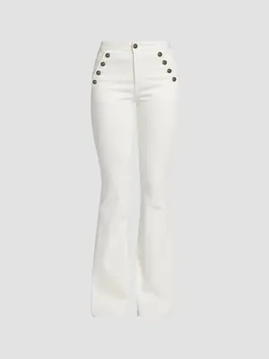 Ramy Brook Helena Flare Jeans - White