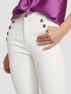 Ramy Brook Helena Flare Jeans - White