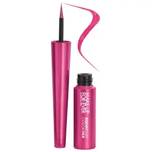 MAKE UP FOR EVER Aqua Resist Color Ink 24hr Waterproof Liquid Eyeliner - 10 Pink Blaze