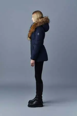 Mackage Adali Down Coat With Fur Collar - Wine