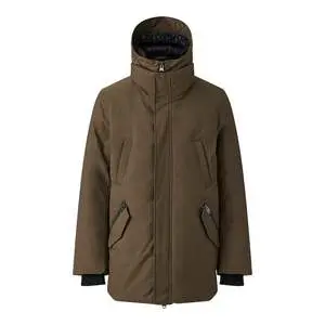 Mackage Edward-nfr 2-in-1 Down Coat With Hooded Bib - Army