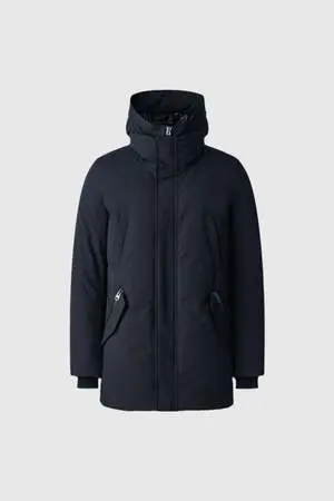 Mackage Edward-nfr 2-in-1 Down Coat With Hooded Bib - Black