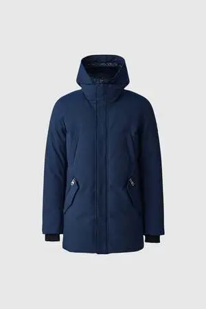 Mackage Edward-nfr 2-in-1 Down Coat With Hooded Bib - Navy