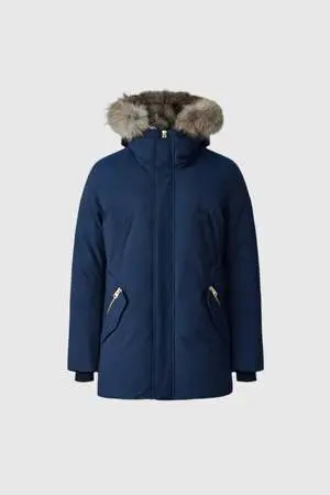 Mackage Edward-f 2-in-1 Down Parka With Fur - Navy