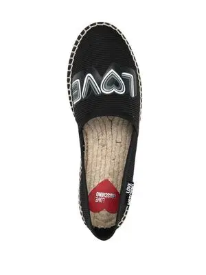 Moschino Love-print Espadrilles