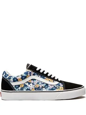 VANS Old Skool Floral Sneakers - Black