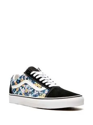 VANS Old Skool Floral Sneakers - Black