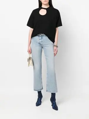 Off-White Cut-out Short-sleeve T-shirt