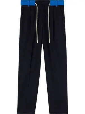 Palm Angels Belted Track Pants - Blue