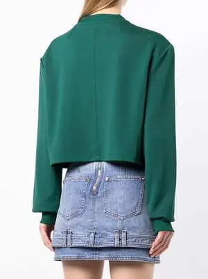 Philosophy Di Lorenzo Serafini Embroidered-logo Sweatshirt - Green