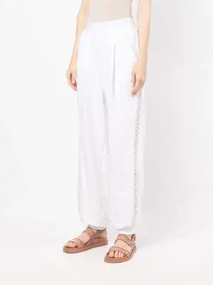 Alberta Ferretti Cut-out Detail Track Pants