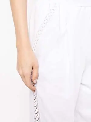 Alberta Ferretti Cut-out Detail Track Pants