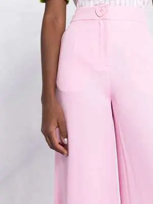 Moschino High-waisted Flared Trousers - Pink