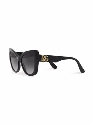 Dolce & Gabbana Dg Crossed Sunglasses - Black