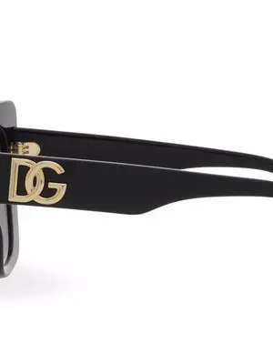 Dolce & Gabbana Dg Crossed Sunglasses - Black