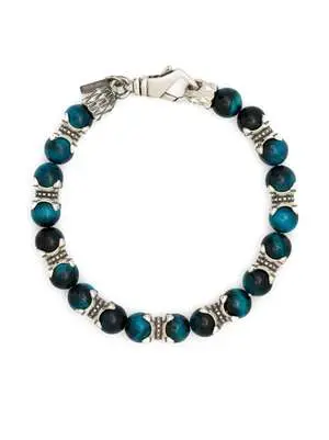 Emanuele Bicocchi Beaded Claw Bracelet - Silver