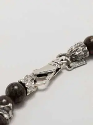 Emanuele Bicocchi Tiger Eye Beaded Bracelet - Brown