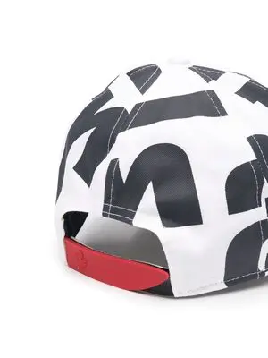 FERRARI Logo Print Baseball Cap