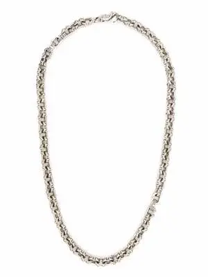 Emanuele Bicocchi Spiked Chain-link Necklace - Silver