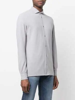 ZANONE Classic Button-up Shirt - Grey
