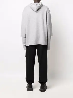 Off-White Logo-patch Hoodie - Grey