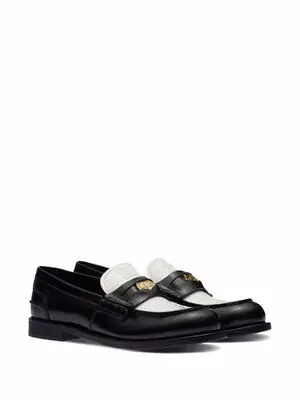 Miu Miu Leather Penny Loafers