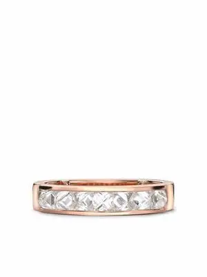PRAGNELL 18kt Rose Gold Diamond Rockchic Ring - Pink