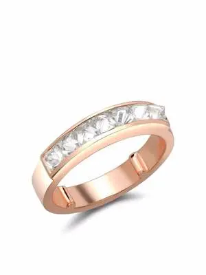 PRAGNELL 18kt Rose Gold Diamond Rockchic Ring - Pink