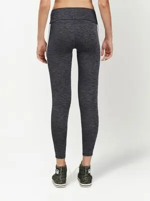 Palm Angels Side-stripe Mélange-effect Leggings
